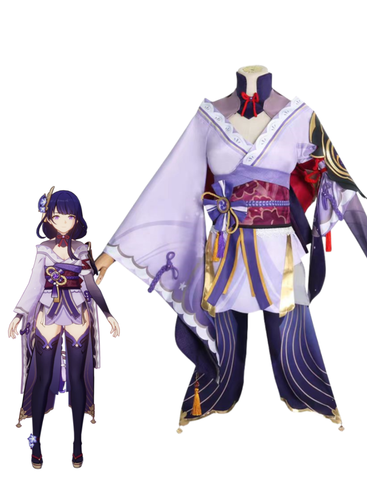 Genshin Impact Raiden Shogun Cosplay Costume – Rainybear