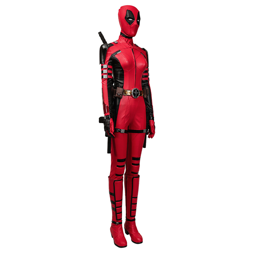 Deadpool 3 Deadpool & Wolverine Lady Deadpool Wanda Wilson Cosplay Cos ...