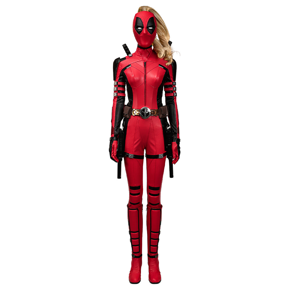 Deadpool 3 Deadpool & Wolverine Lady Deadpool Wanda Wilson Cosplay Cos ...