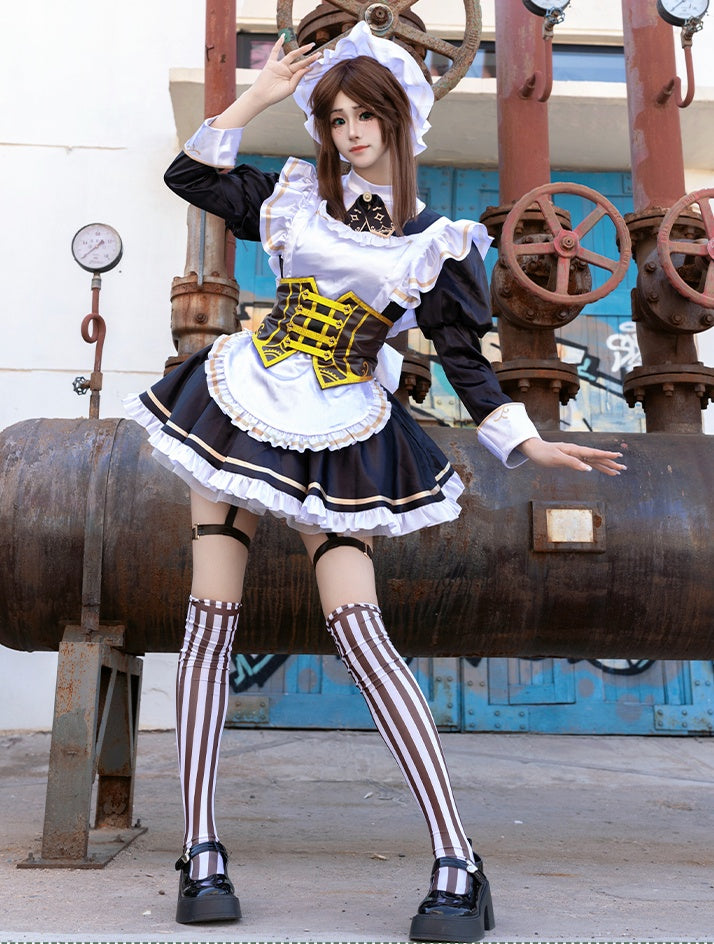 Identity V X Bookoff Gardener Maid Butler x Steam Punk Tea Party Emma ...