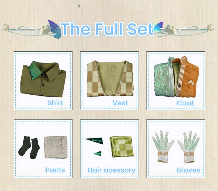 Identity V Aesop Carl Embalmer Greenhouse Cosplay Costume – Rainybear